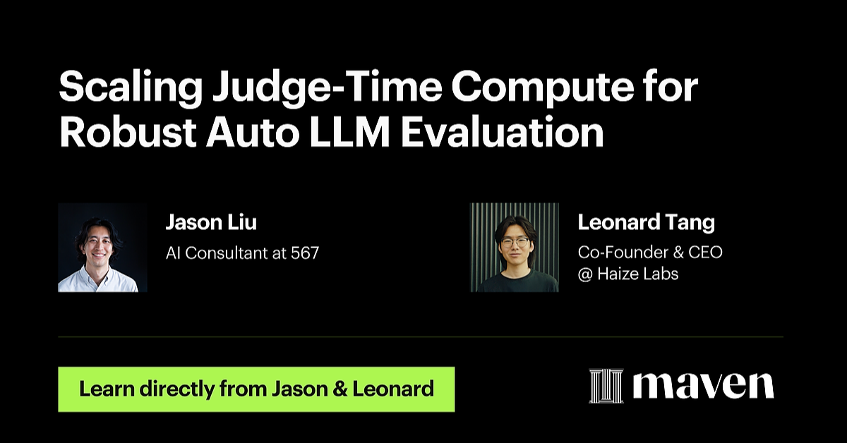 Scaling Judge-Time Compute for Robust Auto LLM Evaluation